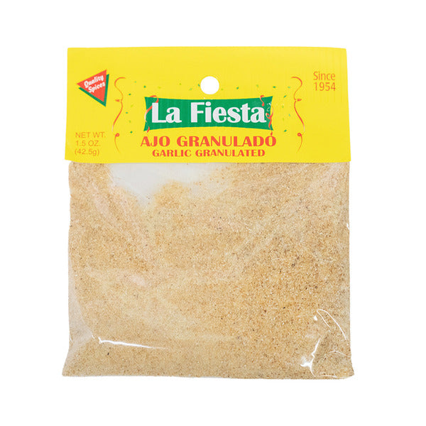 La Fiesta Granulated Garlic 1.75 oz – FIESTA LATIN MARKET