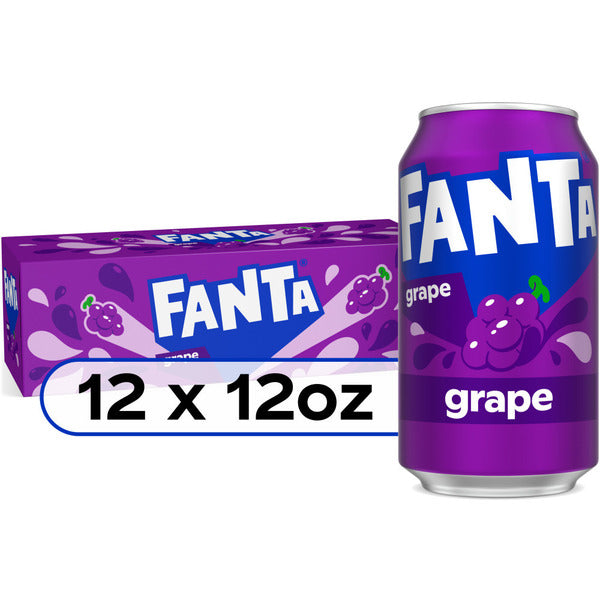 Fanta Grape Soda Fridge Pack Cans 12 oz – FIESTA LATIN MARKET